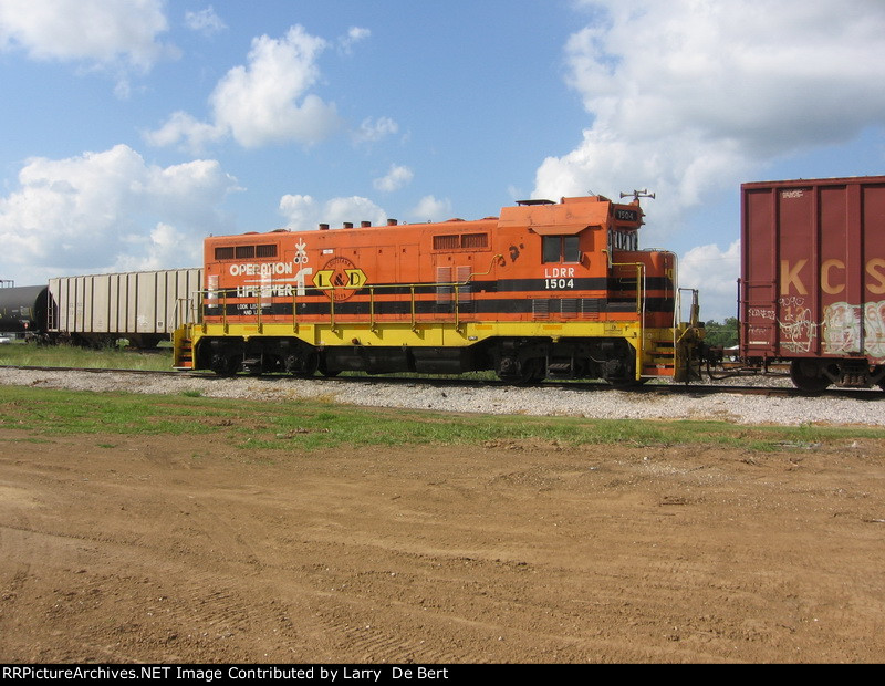 LDRR 1504 Built in 1949 as an F7 on the Santa Fe